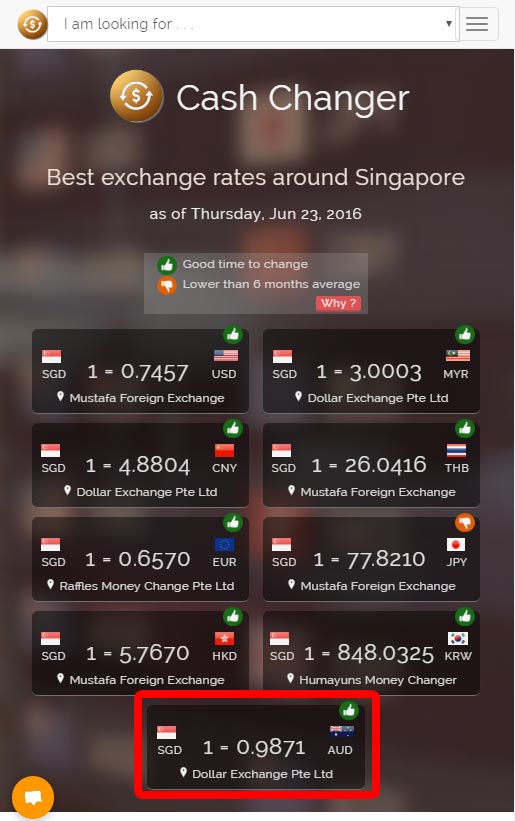 On the roll! Currency exchange Australian dollar now on CashChanger
