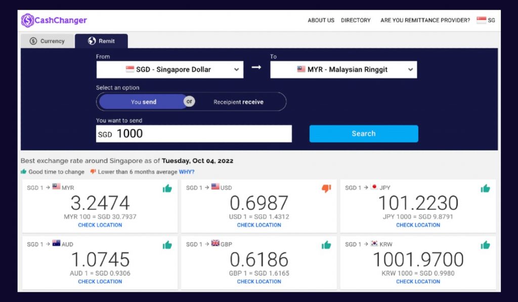 Send Money to Malaysia – Remit.CashChanger.co | Money Transfer to ...